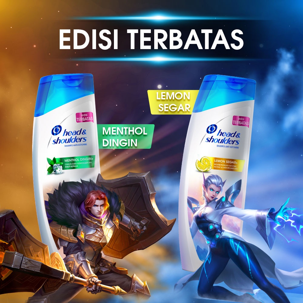 Jual Head & Shoulders Lemon Fresh / Cool Menthol Shampo Mobile Legend ...