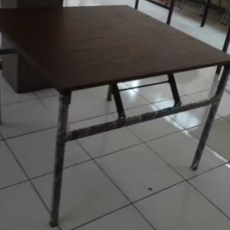 Jual Meja kerja lipat ukuran P x l x t /120x120x75 meja square lipat ...