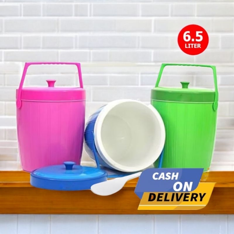 Jual Rice ice Bucket 6 Liter Termos Nasi Termos Es 6Liter | Shopee ...