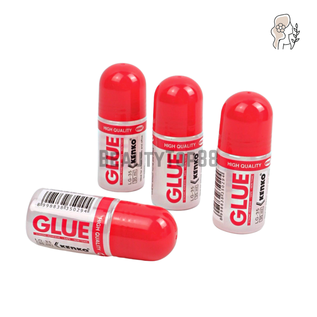Jual Lem Cair Kenko 35 ml LG-35 - Liquid Glue Kecil Tutup Merah - Lem ...