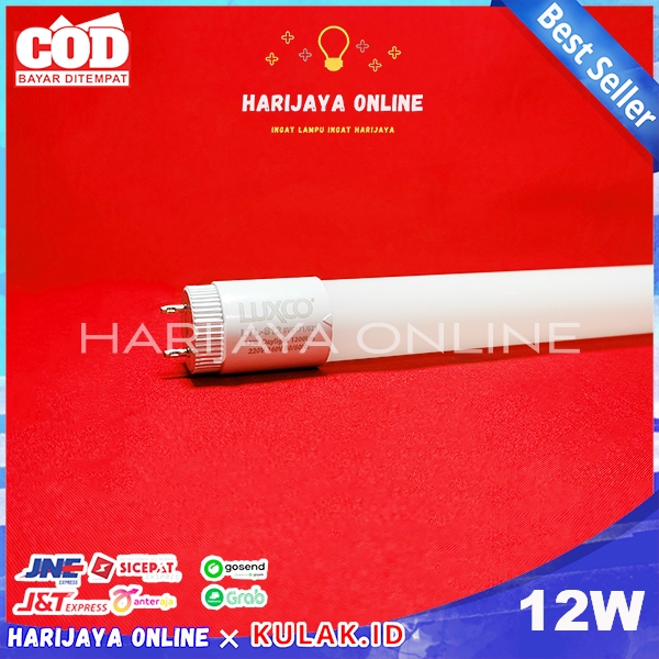 Jual LUXCO LAMPU TL T8 LED REFILL 9W ( 12W) WATT 60CM NEON TUBE LIGHT SNI PUTIH PER DUS ISI 30 ...