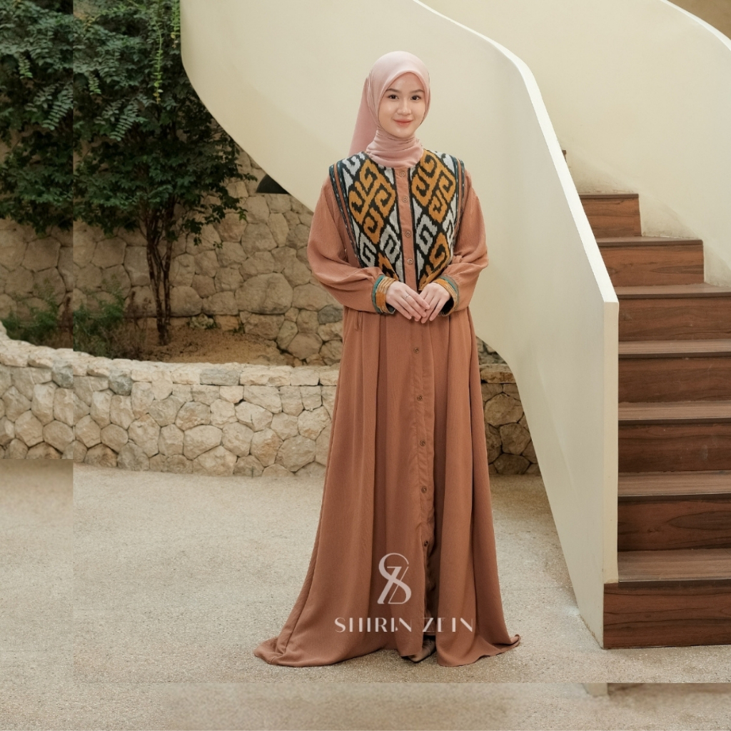 Jual ShirinZein - Gamis Dress Kondangan Sabrina Tenun Size S-3XL ...