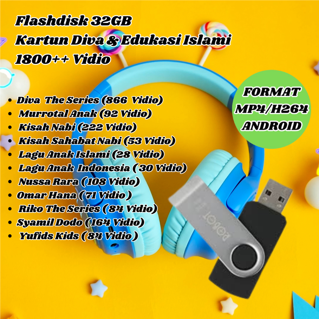 Jual Flashdisk Robot 32GB Edukasi Anak Untuk TV Hp Tablet Dll | Shopee Indonesia