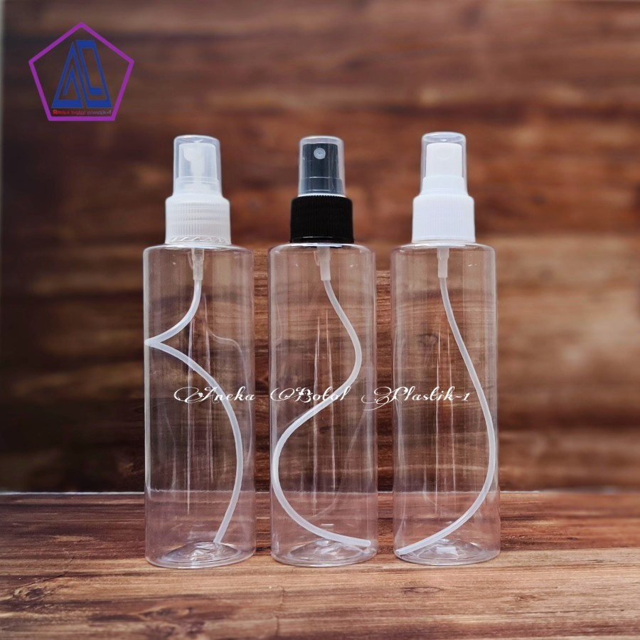 Jual Botol Spray 200ml Pet / Botol Spray 200ml Pet Bening Tebal Body ...