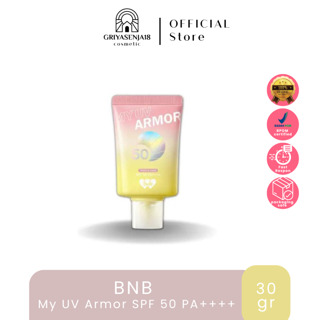 Jual Griyasenja18 - BNB Barenbliss My UV Armor SPF 50 PA++++ - Face ...