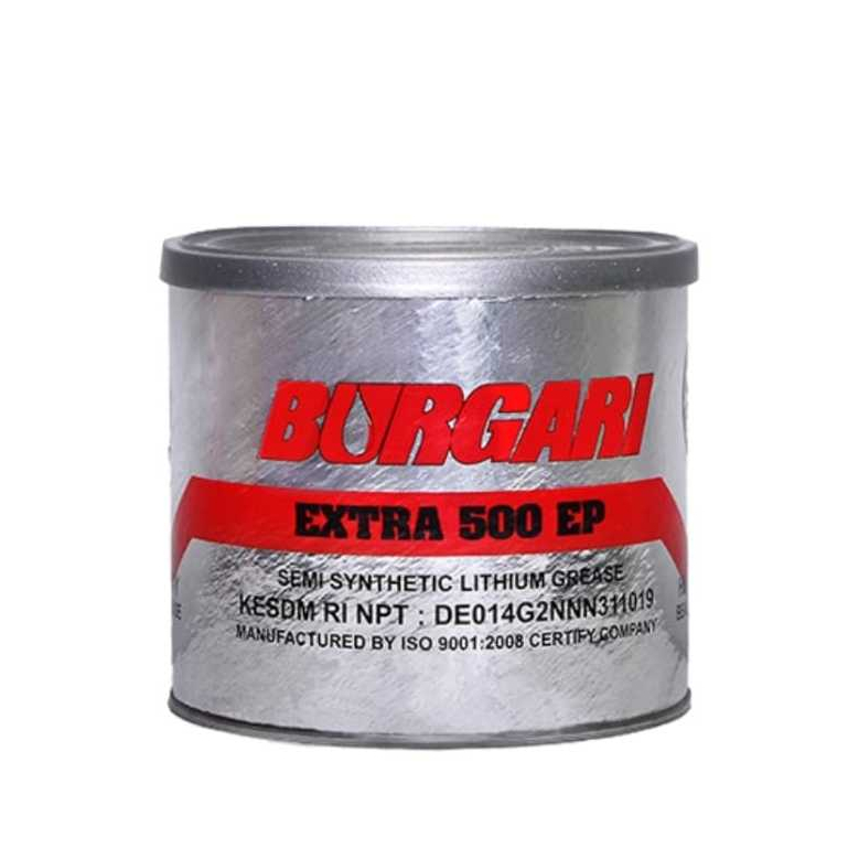 Jual Gemuk Pelumas BURGARI Vaseline Grease Extra 500 EP NLGI 3 Lithium Complex Semi Synthetic ...