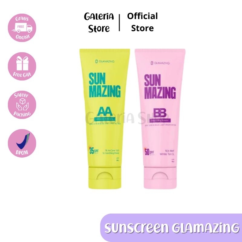 Jual ( READY STOK ) SUNMAZING BRIGHTENING BOOSTER UVA/UVB & BLUE LIGHT ...