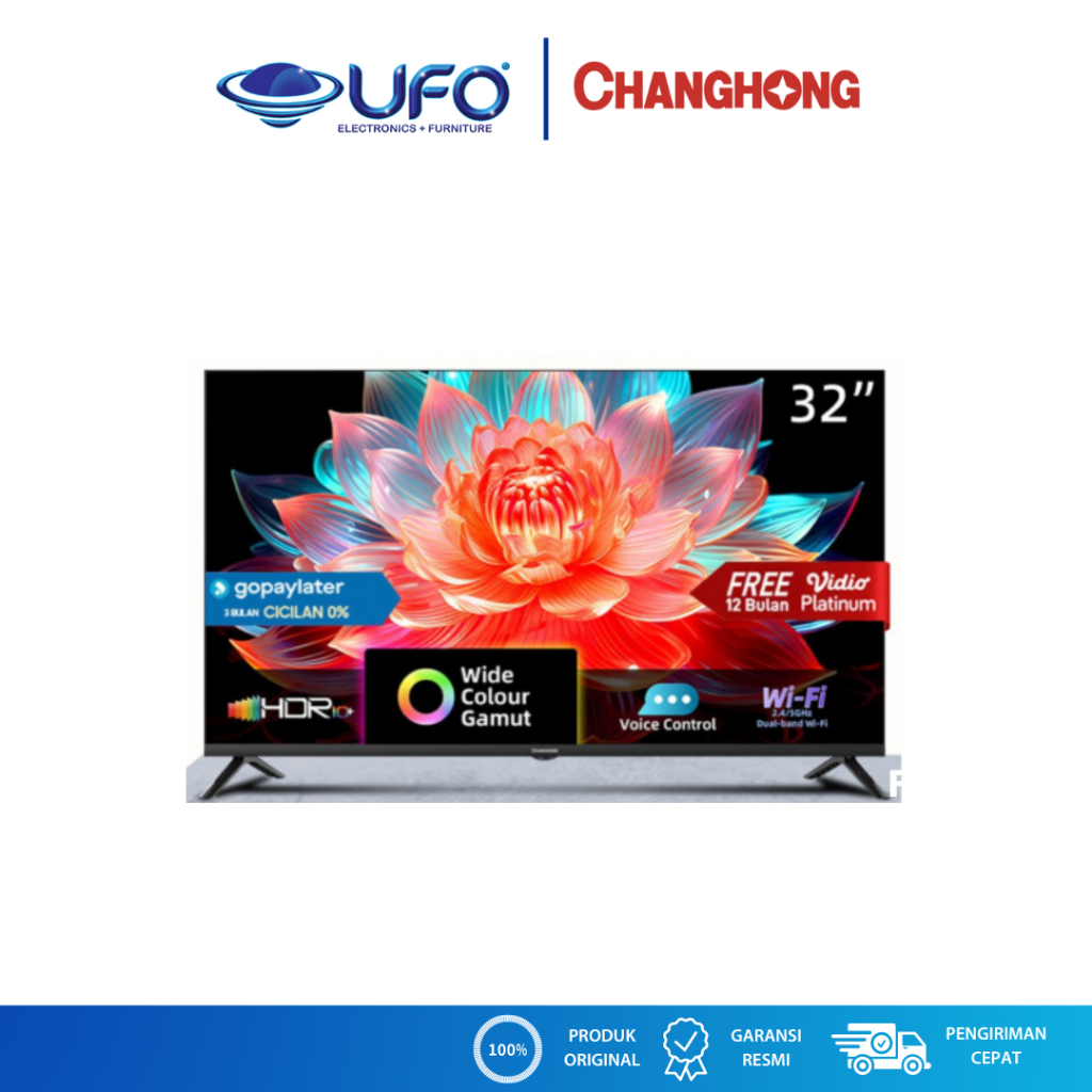 Jual CHANGHONG TV L32QCN1 32 inch Google TV | Shopee Indonesia