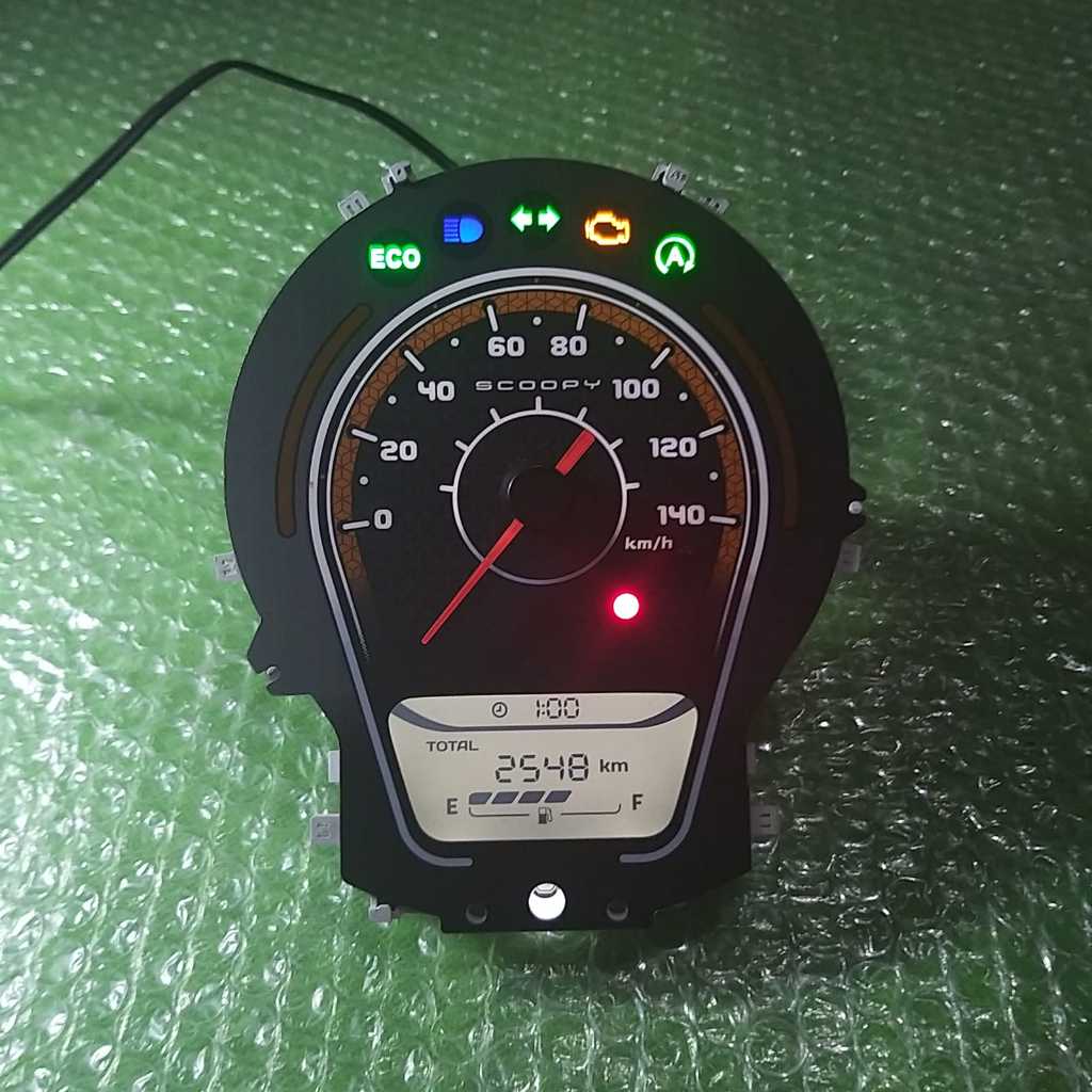 Jual Mesin Speedometer Scoopy Esp K2F Merah Original Honda AHM KM-2548 ...