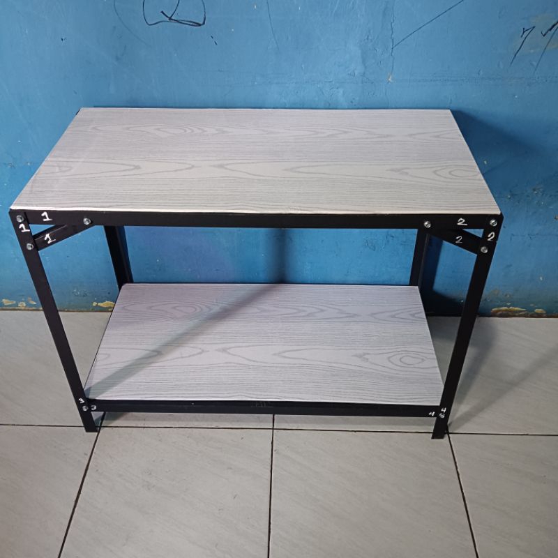 Jual Rak serbaguna P80cm L40cm T70cm 2 susun Rak aquarium / rak bongkar ...