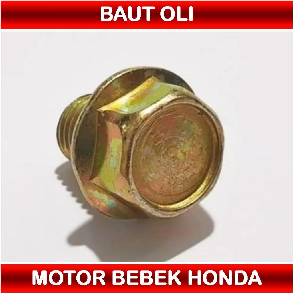 Jual Baut Oli Motor Bebek Honda ukuran standart Supra X, Fit, Supra X ...