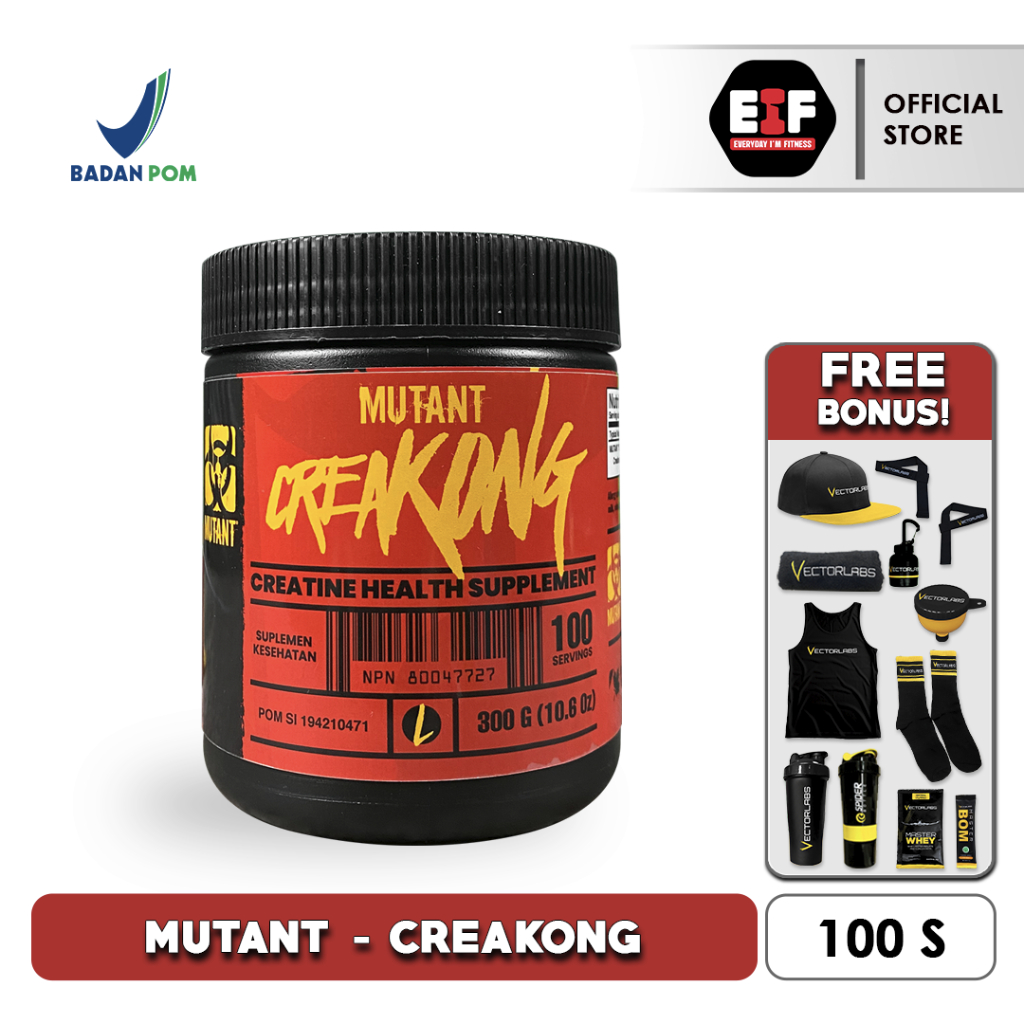 Jual MUTANT Creakong 300g / 100 serving | Shopee Indonesia