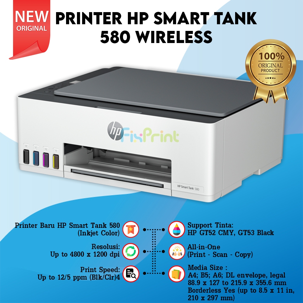 Jual Printer Ink Tank HP 315 520 Print Scan Copy 415 580 Wirelles Infus ...