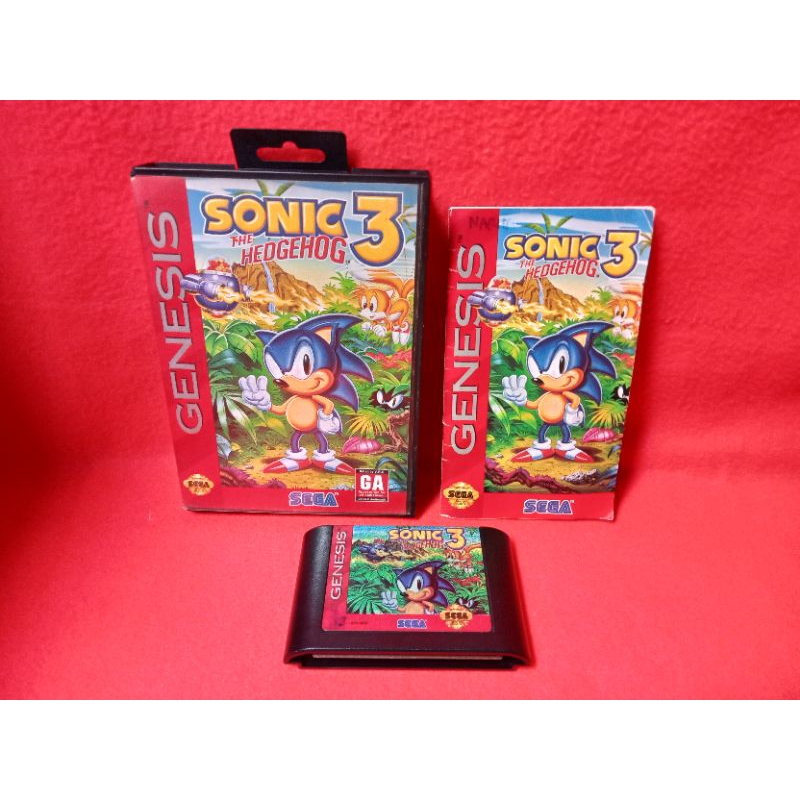 Jual Cartridge Sega Genesis Sonic The Hedgehog 3 Original | Shopee ...