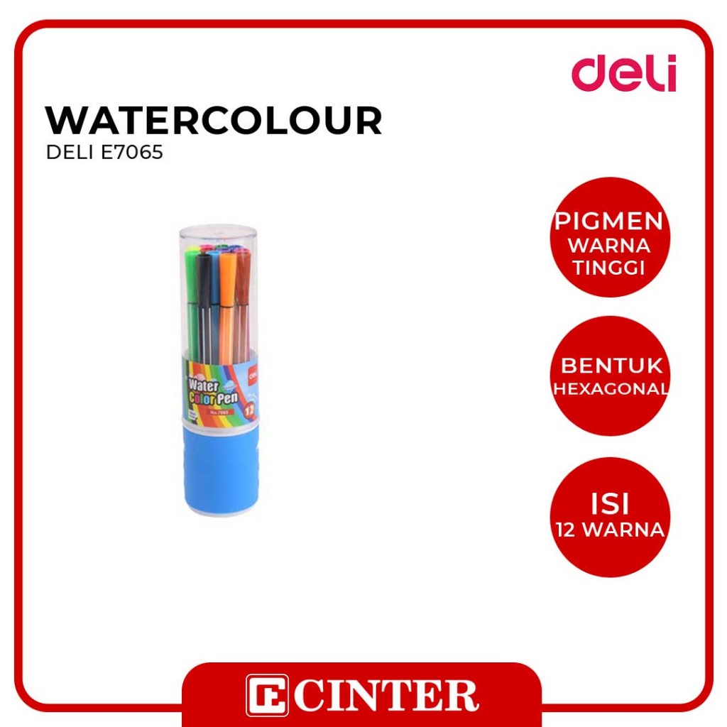 Jual DELI - SPIDOL WARNA / SPIDOL SKETSA / MARKER PEN / HEXAGONAL ...