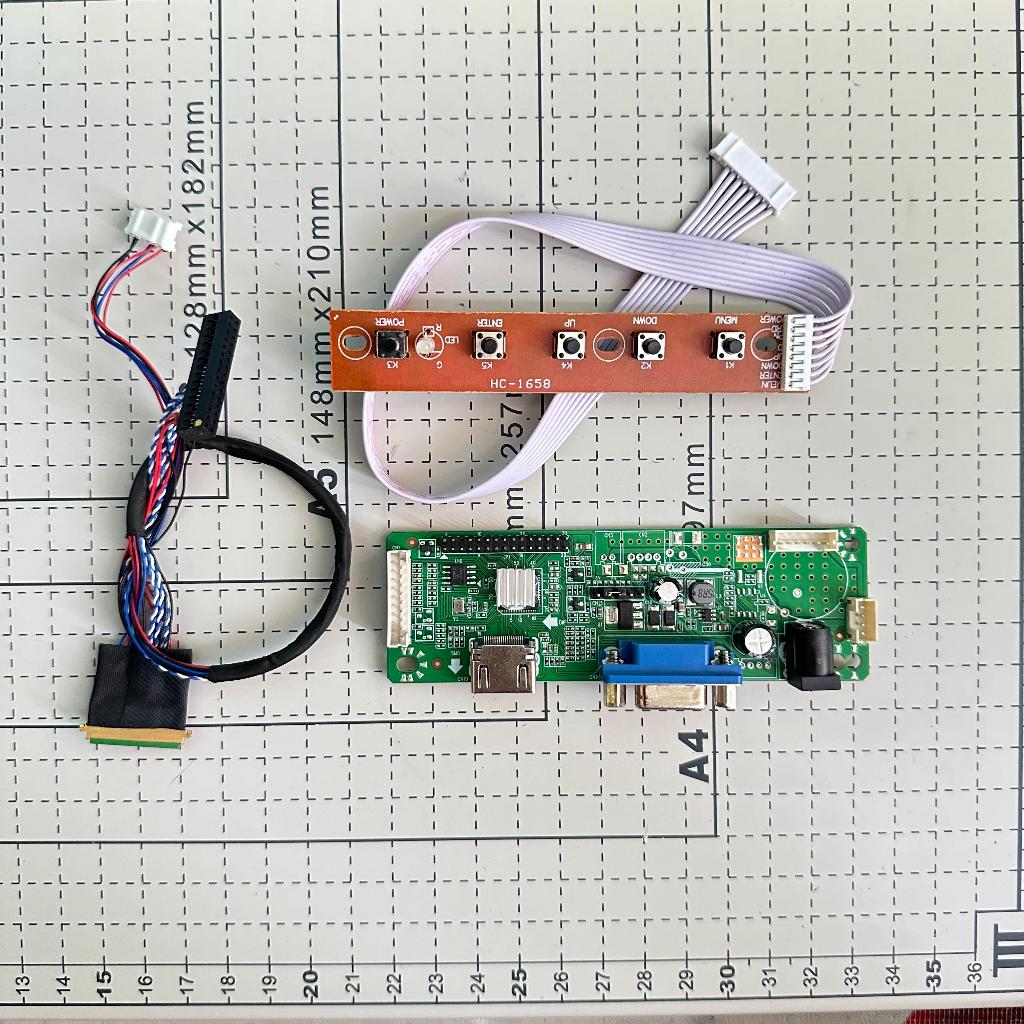 Jual Paket Mainboard Kabel LVDS 40Pin untuk layar Laptop Resolusi HD ...