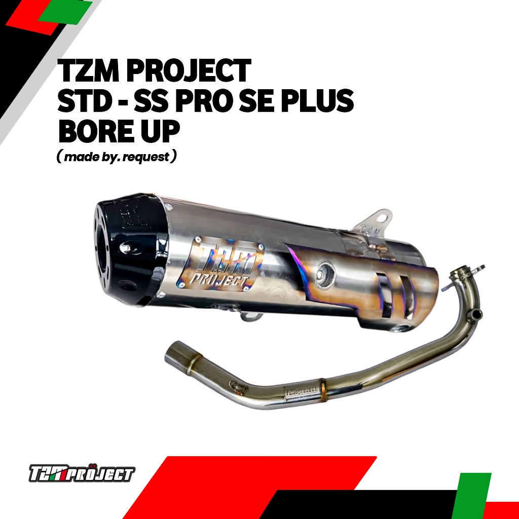 Jual TZM Project Exhaust STD SS Pro SE Plus Bore UP | Shopee Indonesia