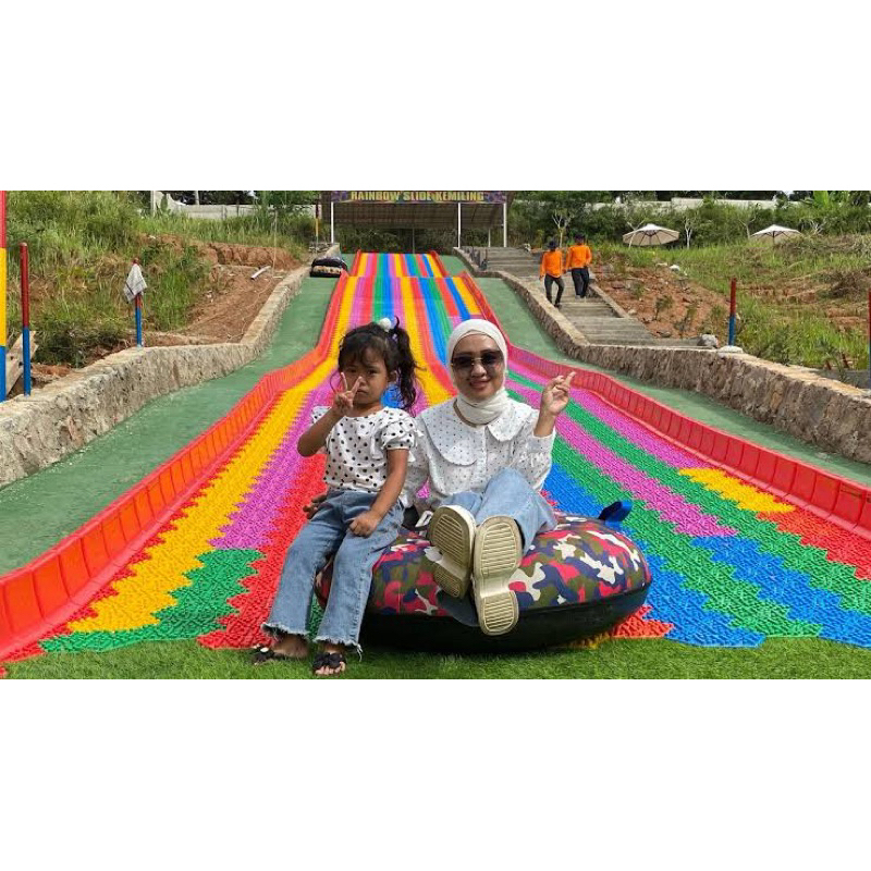 Jual PEROSOTAN PELANGI BAN RENANG SRODOTAN SELUNCUR SLIDE RAINBOW ...