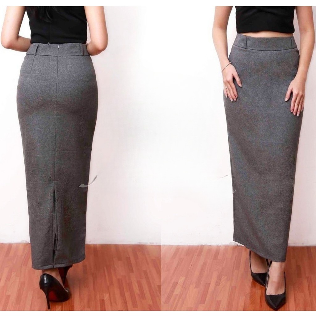 Jual ROK SPAN KERJA PANJANG / ROK SPAN KANTOR FORMAL BAHAN PREMIUM ...