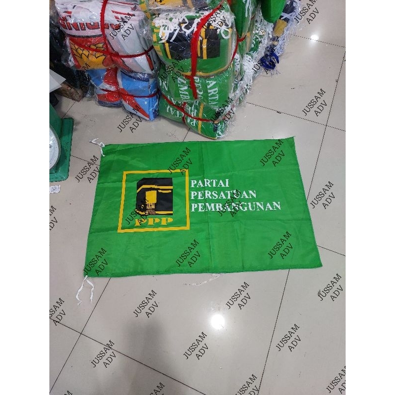 Jual BENDERA PARTAI PPP UKURAN 60 X 90 CM ISI 100 PCS | Shopee Indonesia