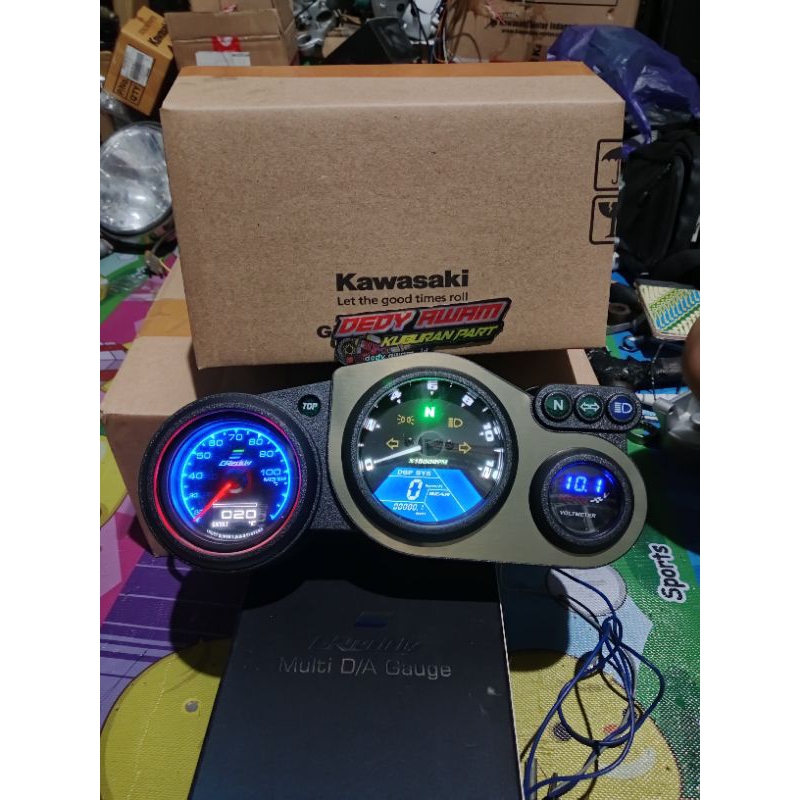 Jual Speedometer Speedo Ninja RR New OLD ZX Digital Led Original ...
