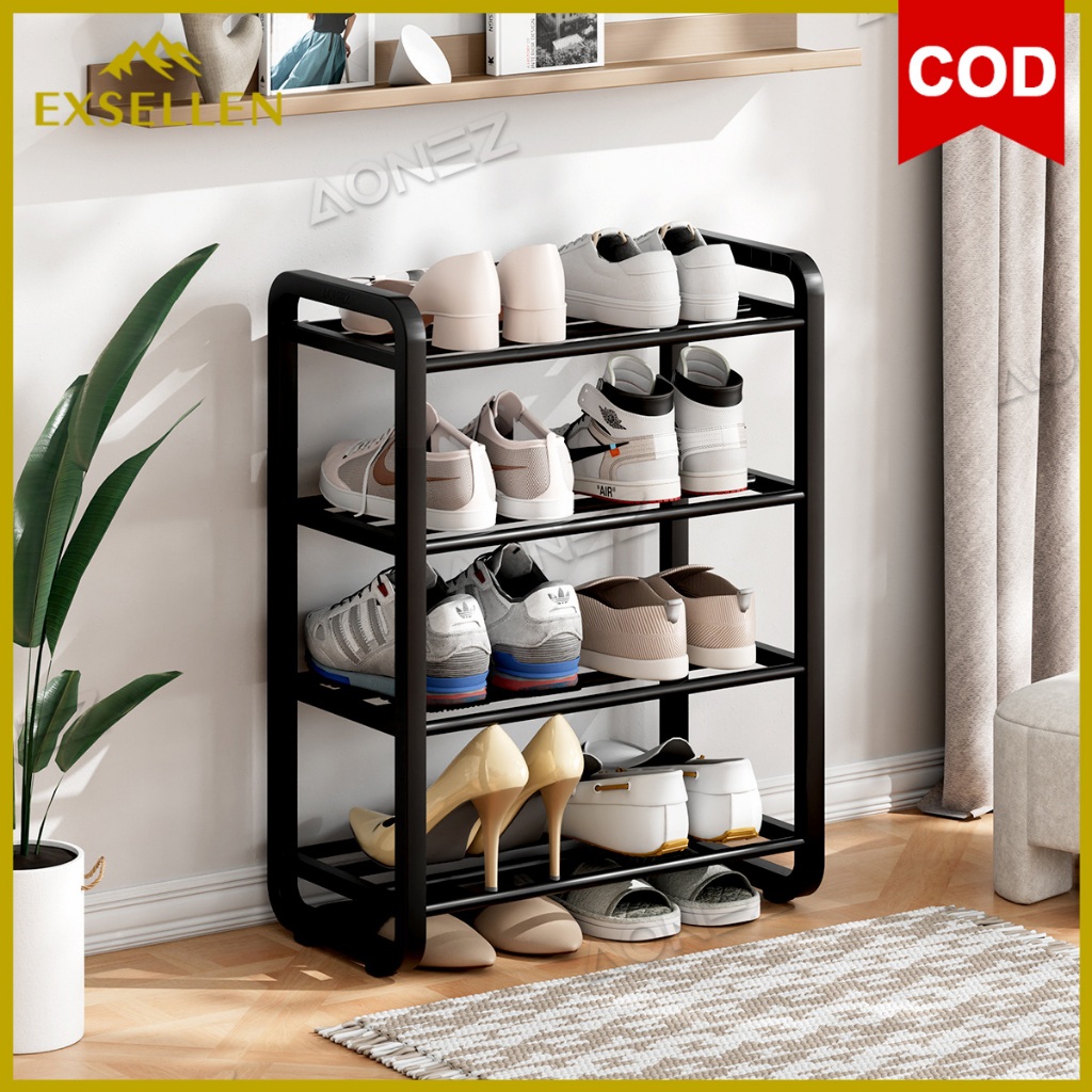 Jual EXSELLEN Rak Sepatu 4 Susun /Tempat Sepatu Portable/Rak Sepatu ...