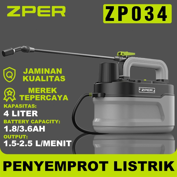 Jual ZPER Sprayer elektrik 4 liter alat semprot cas botol semprot ...