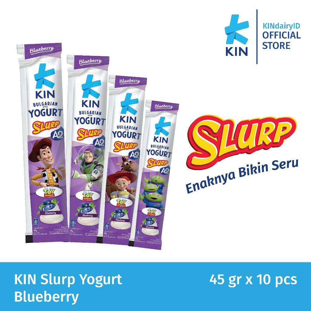 Jual KIN Yogurt Slurp Blueberry 45 g | Shopee Indonesia