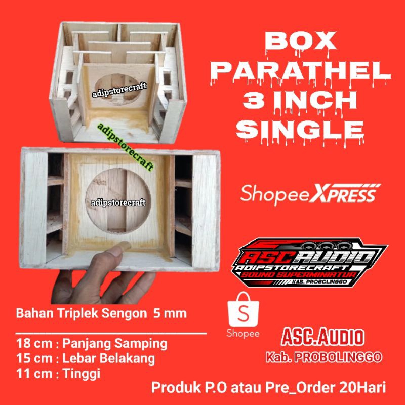 Jual Box Parathel 3" inch Single | Shopee Indonesia