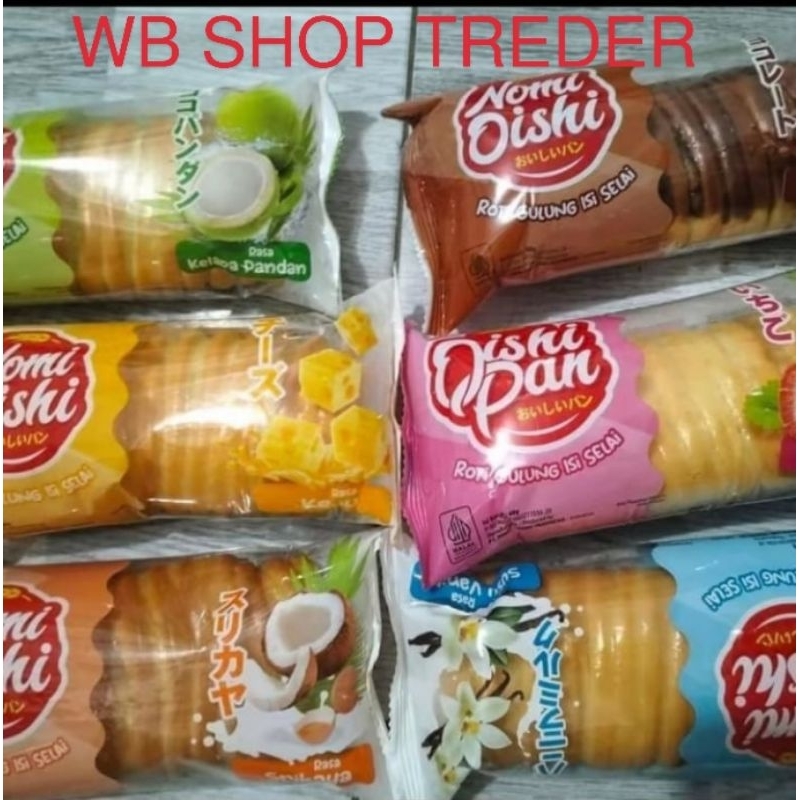 Jual OISHI Roti Gulung 1 dus 60 pcs mix varian rasa exp 3 bulan ...