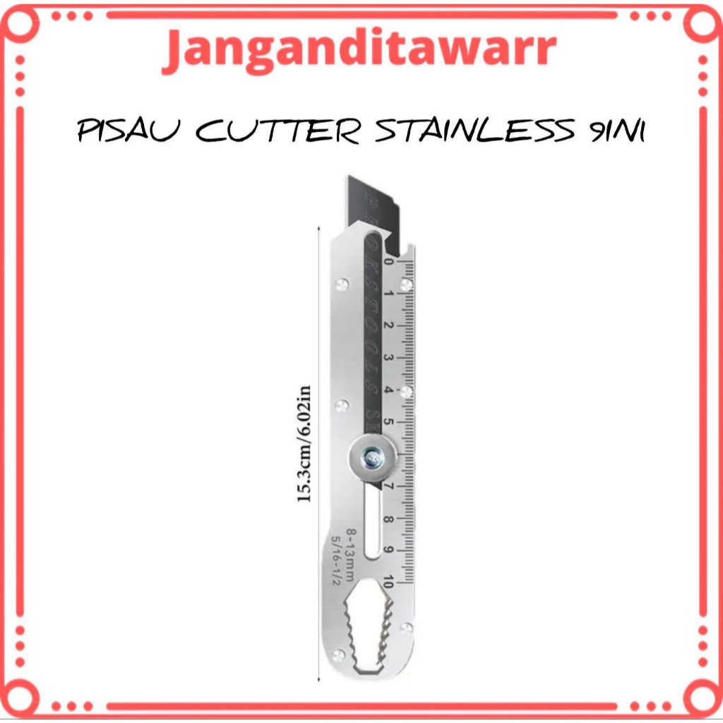 Jual Pisau Cutter Stainless Stainless cutter pisau cutter Stainless ...