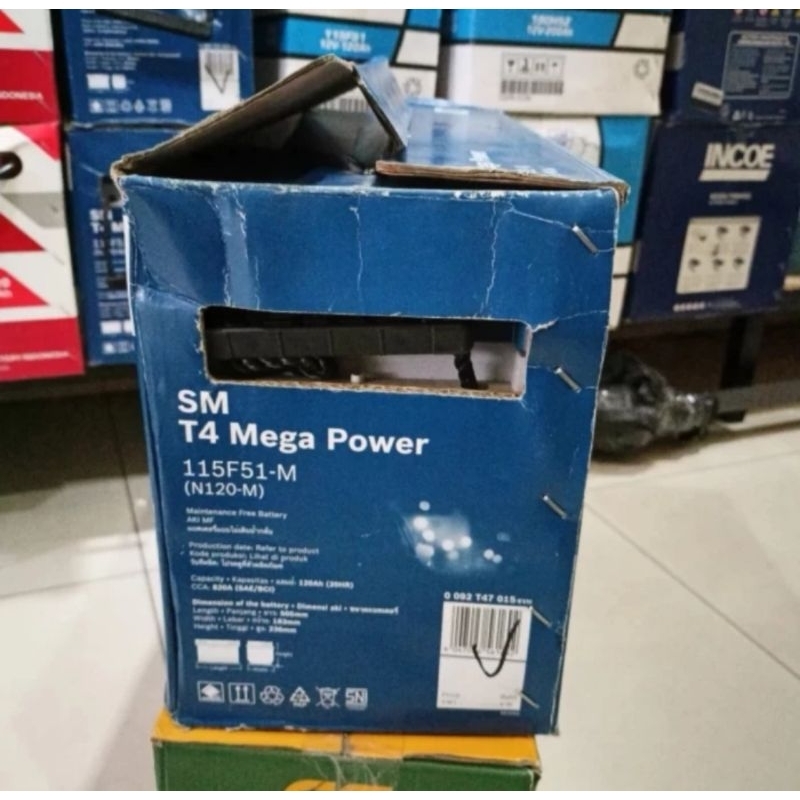 Jual AKI BATERAI KERING BOSCH MF N120/115F51 GENSET TRUCK ALAT BERAT ...