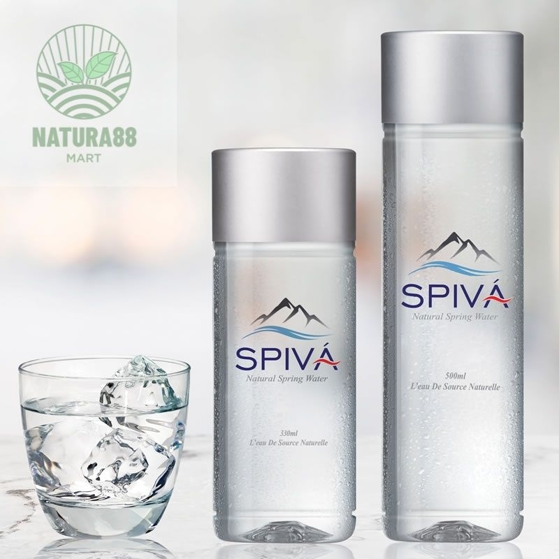 Jual SPIVA NATURAL SPRING WATER 330ML X 24 BOTOL / AIR MINERAL | Shopee ...