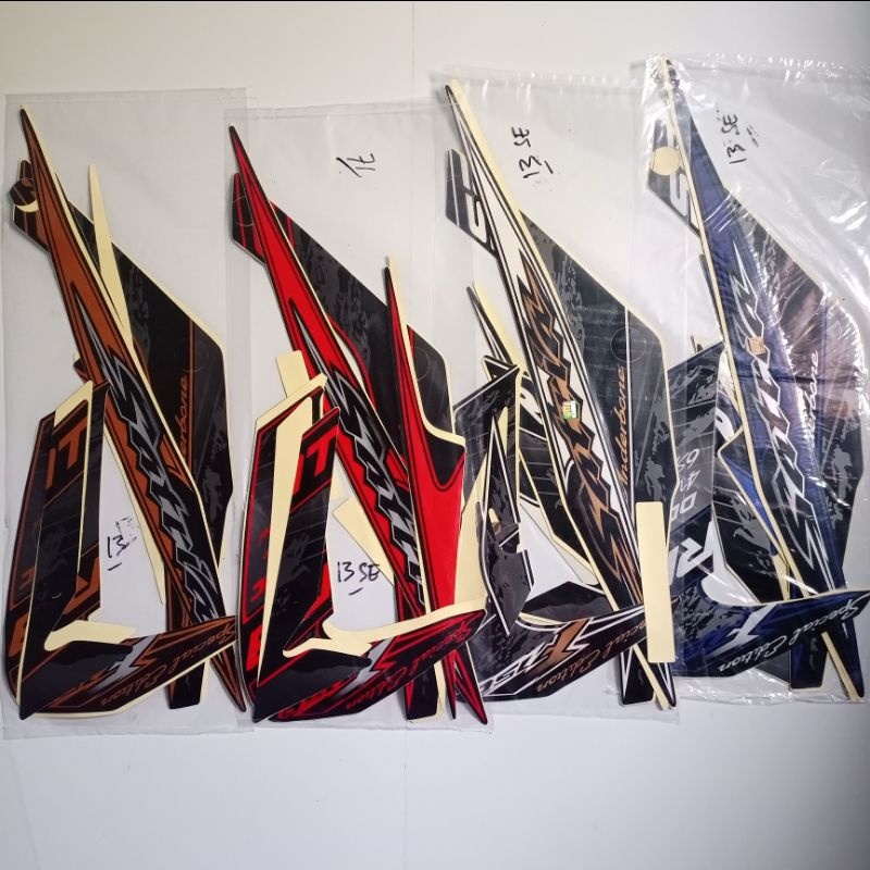 Jual Stiker Striping Sticker Motor Suzuki Satria F150 SE 2012 List Body ...