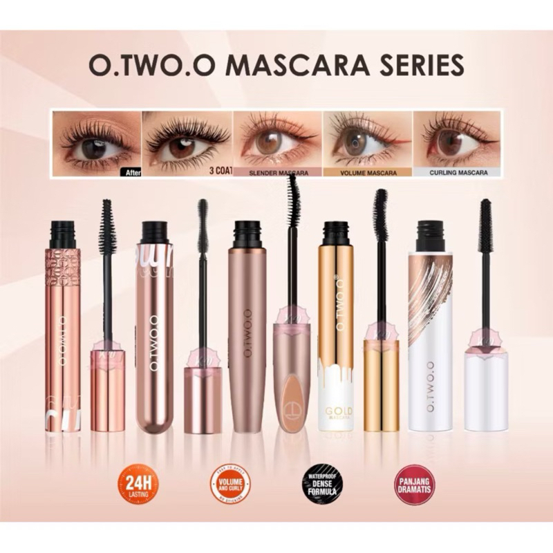 Jual *BeautyStore* O.TWO.O Mascara Waterproof Long LastingVolumizing ...