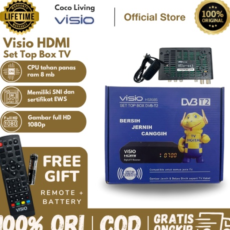Jual KF7 Coco Living Visio Set Top Box Pro TV STB Full HD Max Dongle ...