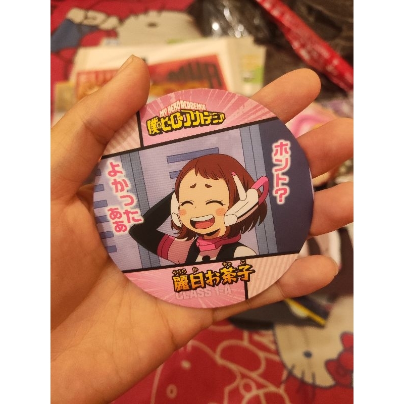 Jual Coaster Card Uraraka Ochako / Uravity Official Merchandise My Boku ...