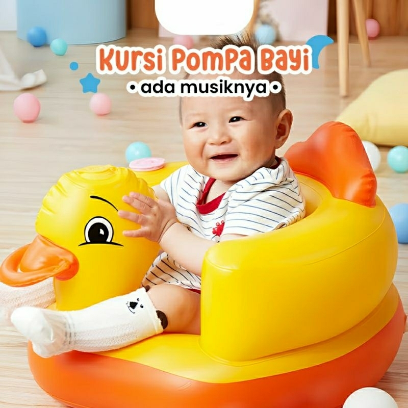 Jual SOFA POMPA UNTUK BAYI BELAJAR DUDUK | SOFA TIUP LIPAT KARAKTER ...