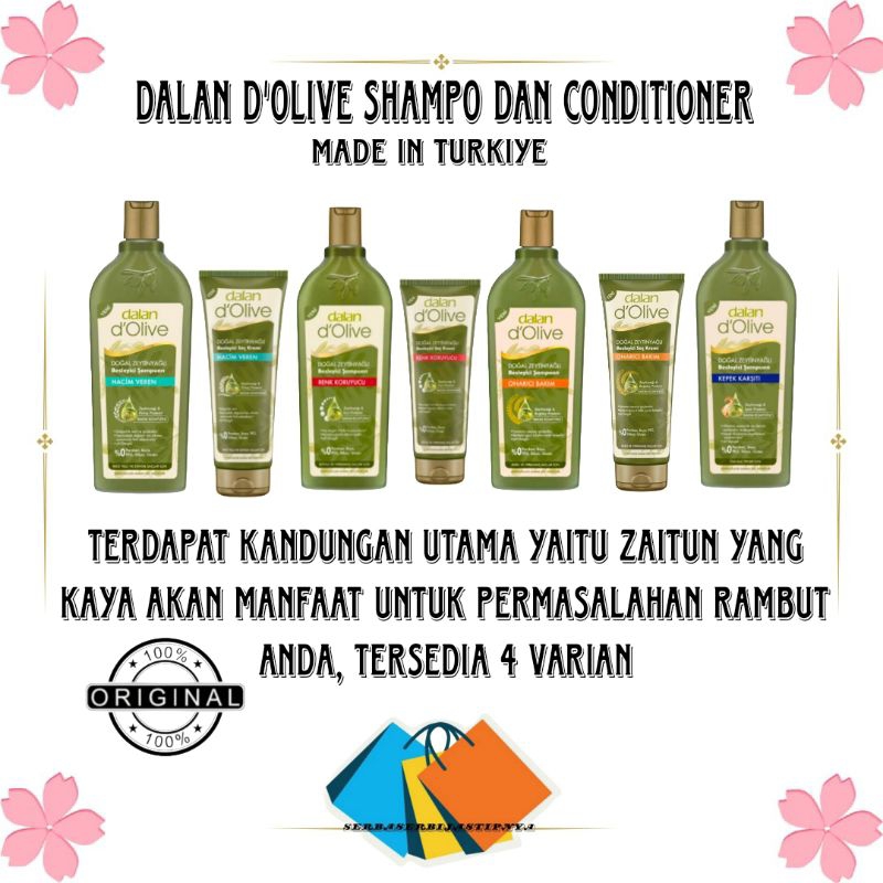 Jual Ready STOCK!!! Dalan D'olive shampoo 400ml & conditioner 250ml ...