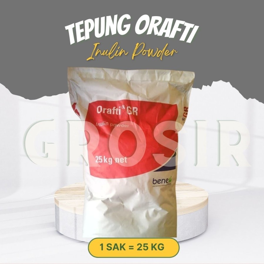 Jual Jual 1 Sak - Bubuk Inulin Original - Orafti Inulin Powder 25 Kilo ...