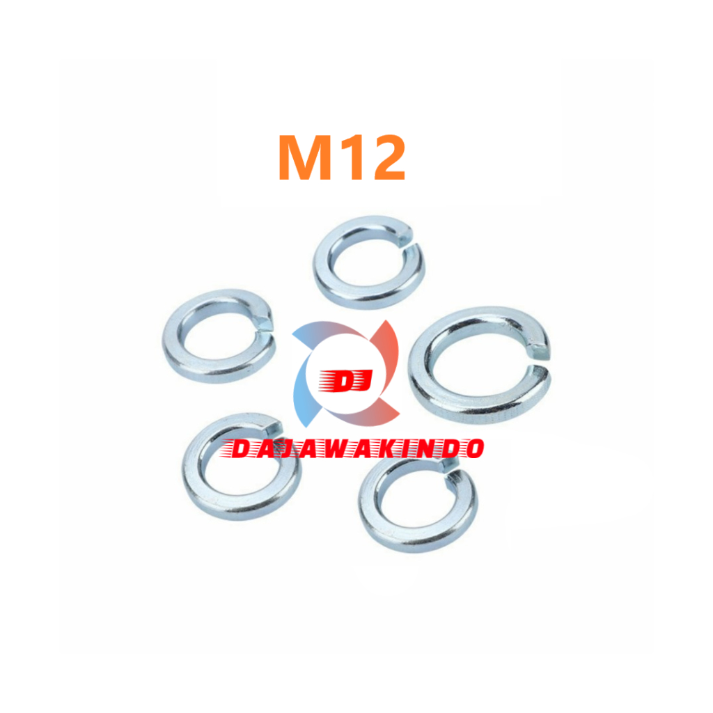 Jual Ring Per / Besi Puith / Spring Washer Galvanis M12 | Shopee Indonesia