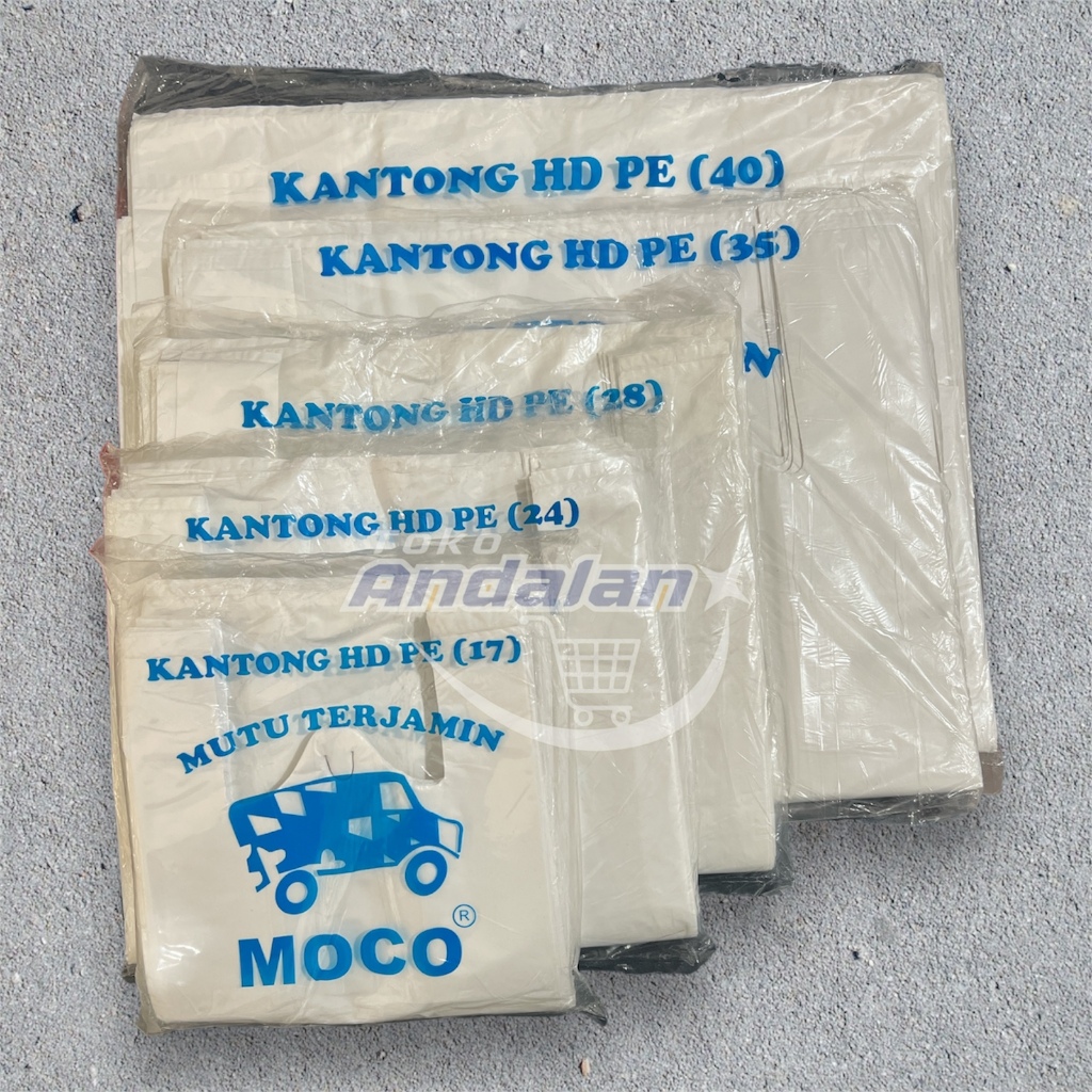 Jual [PREMIUM] Kantong Plastik Moco/Mino - Kantong Kresek Anti Repot Serbaguna Warna Putih Susu ...