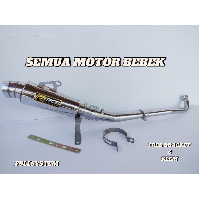 Jual knalpot racing RCB KEPET all bebek series,jupiter,vega,revo,shogun,astrea grand,bebek c-70 ...