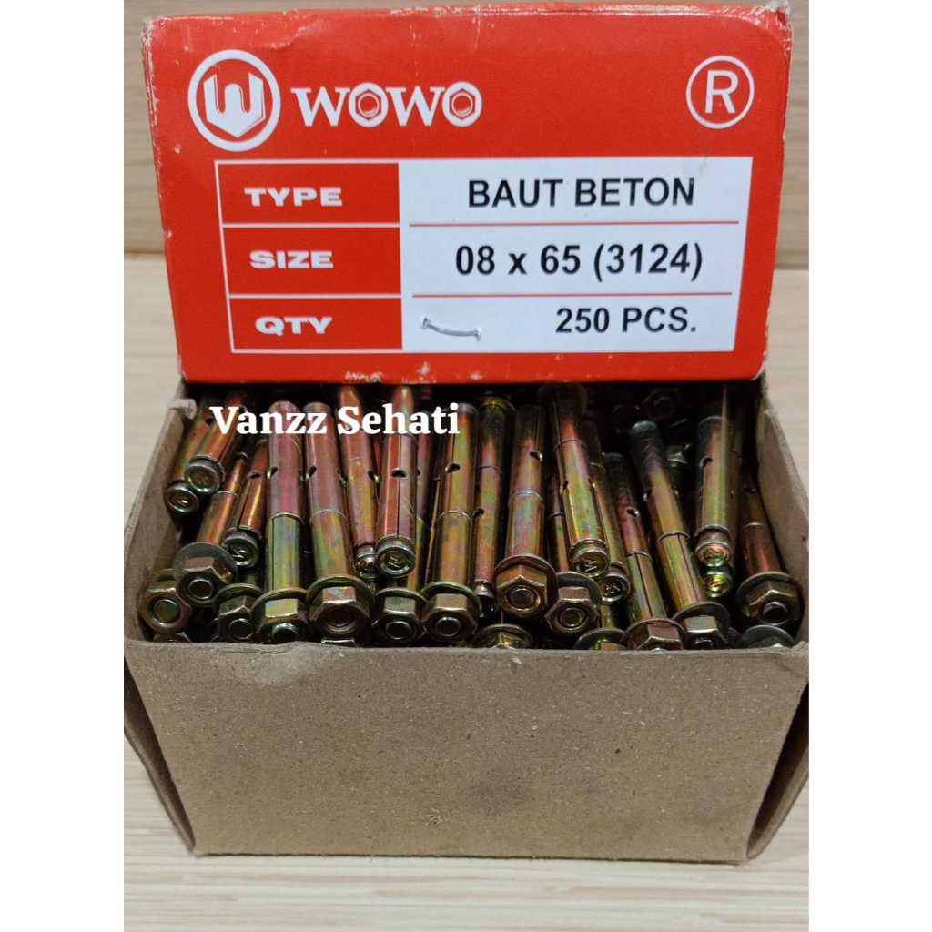 Jual (10PCS) BAUT BETON DYNABOLT / DINABOLT 8x65 | Shopee Indonesia