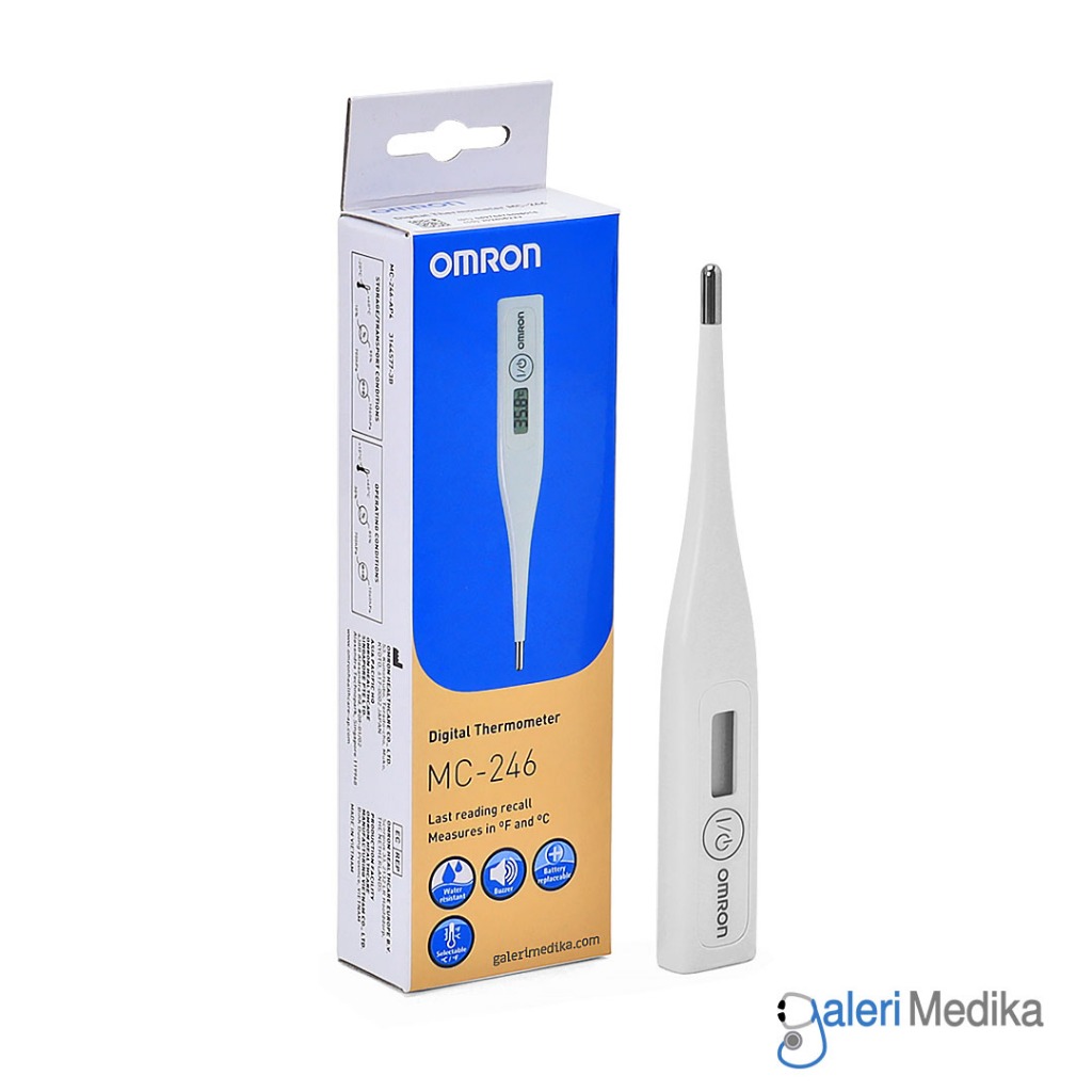 Jual Omron MC 246 MC246 MC 246 Termometer Digital Bayi Anak dan Dewasa Shopee Indonesia