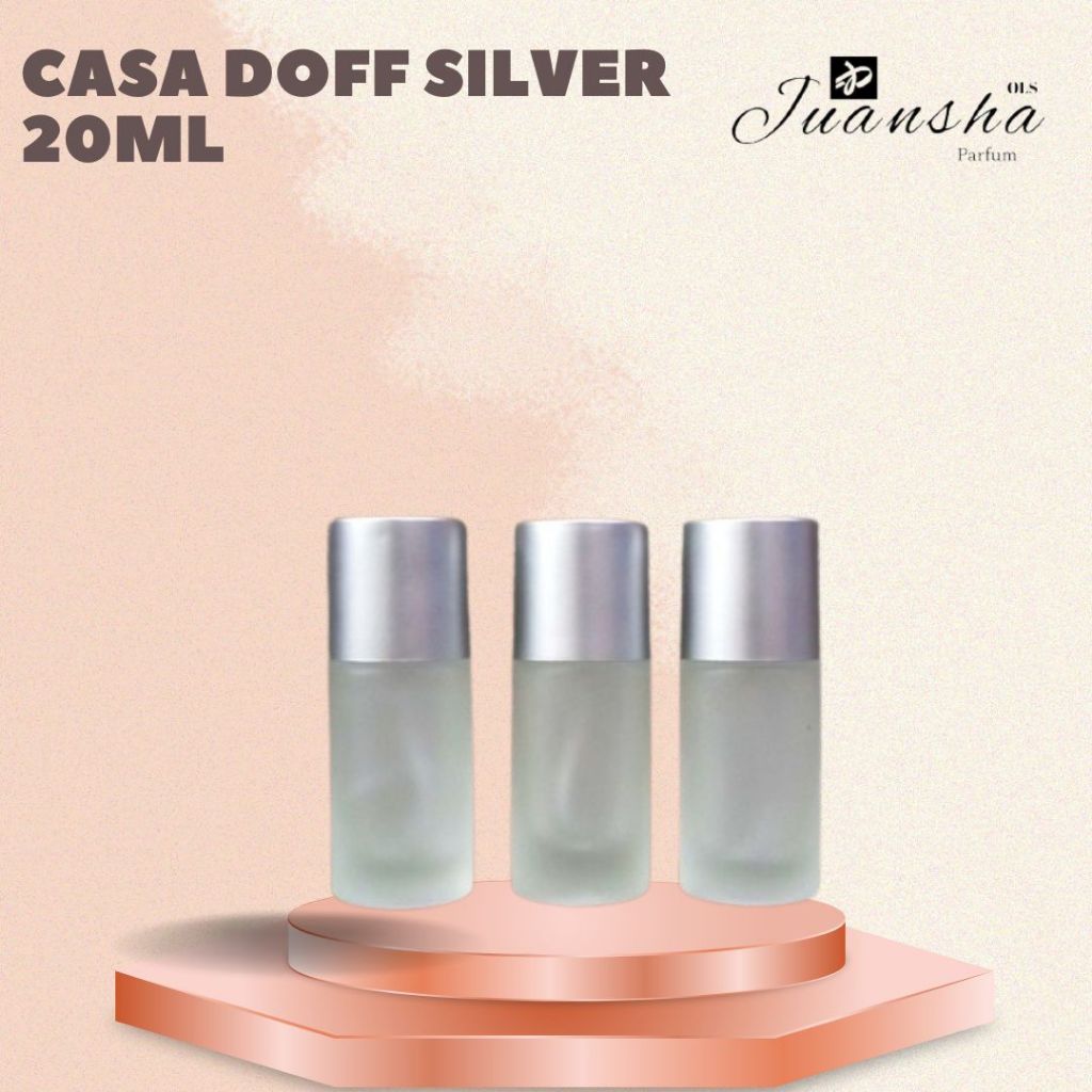 Jual BOTOL PARFUM DOFF SILVER 20ML | BOTOL PARFUM SPRAY | Shopee Indonesia