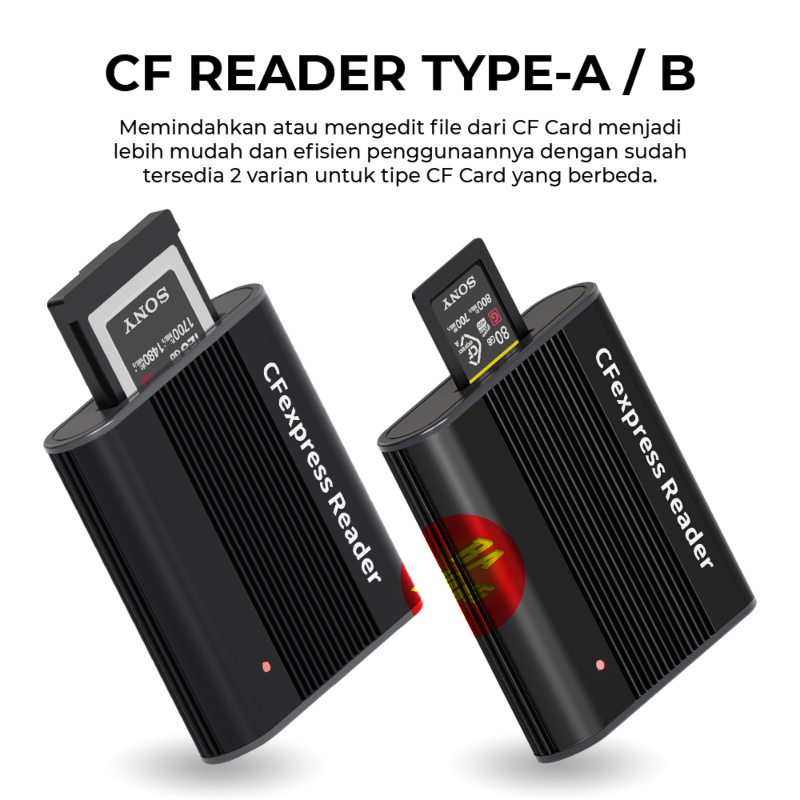 Jual Adapter Card Reader CF Compact Flash Express Type C USB A B Type-A ...