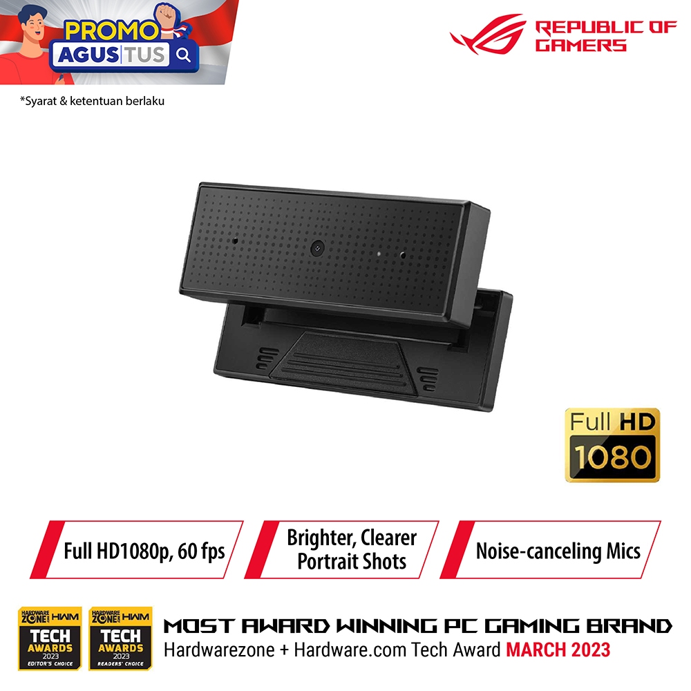 Jual ASUS ROG Eye S | Full HD 60 fps webcam with AI-powered | Shopee ...