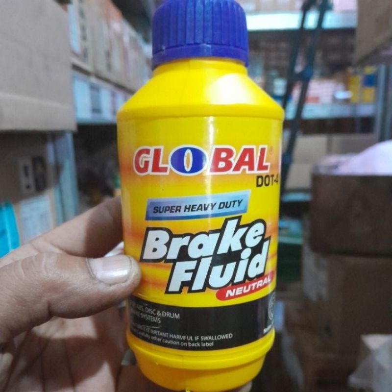 Jual MINYAK REM BRAKE FLUID SUPER HEAVY DUTY GLOBAL 300ML DOT-4 | DOT-3 ...