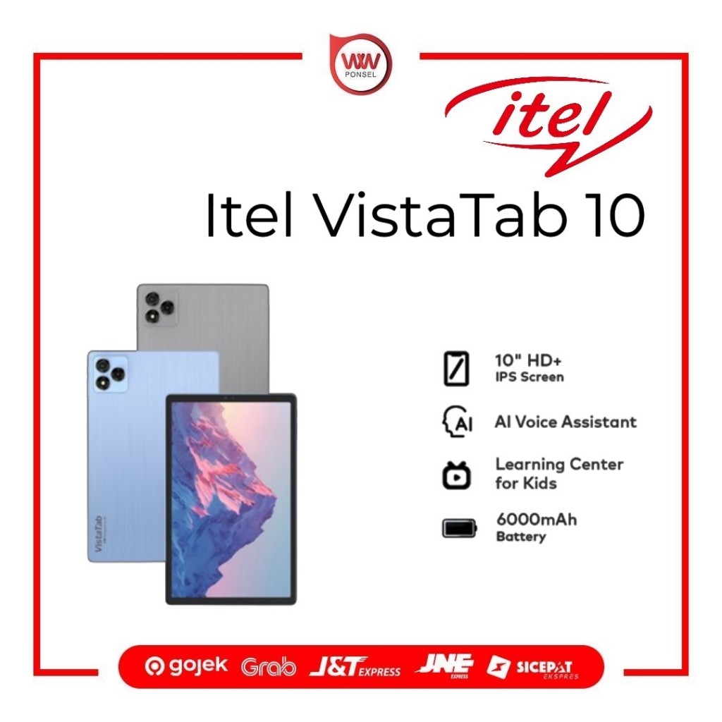 Jual Tablet Itel VistaTab 10 Ram 4GBB Internal 128GB Garansi Resmi | Shopee Indonesia